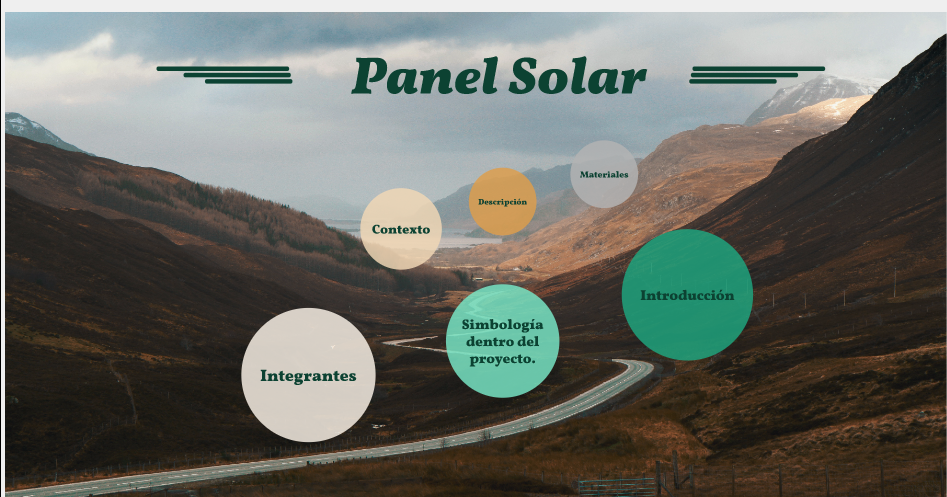 Proyecto Panel Solar: Presentación: Proyecto Panel Solar
