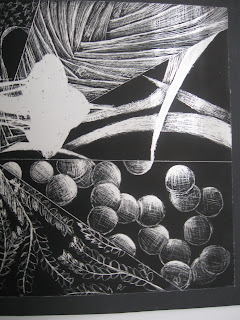 My Art Classroom: Zentangle - Negative Space - Scratchboard