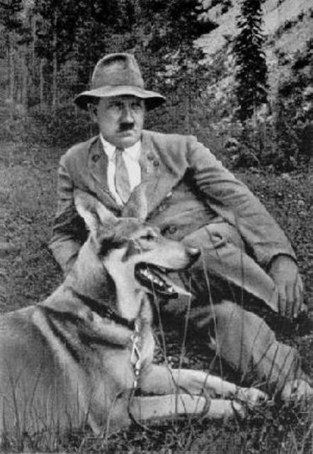 The German Shepherd: Hitler with his German Shepherd