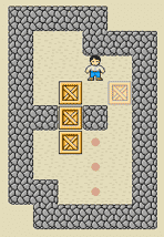 Sokoban: Sokoban lessons - Four boxes (with rooms)