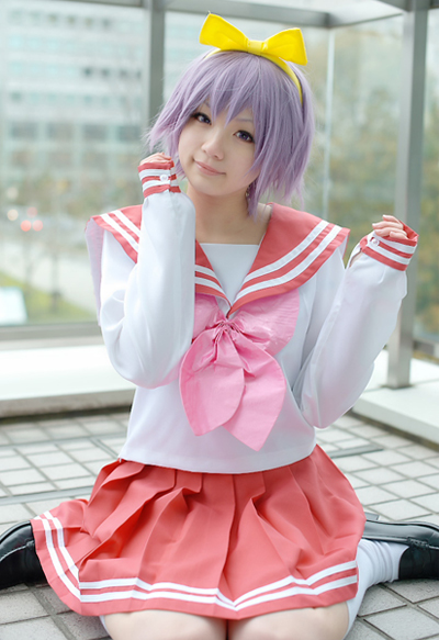 Cosplay Photos in Zip: Lucky Star Tsukasa Hiiragi Seifuku Cosplay by Aka