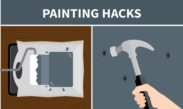 Painting Hacks and Tricks to Make the Job Go Smoother #infographic ...