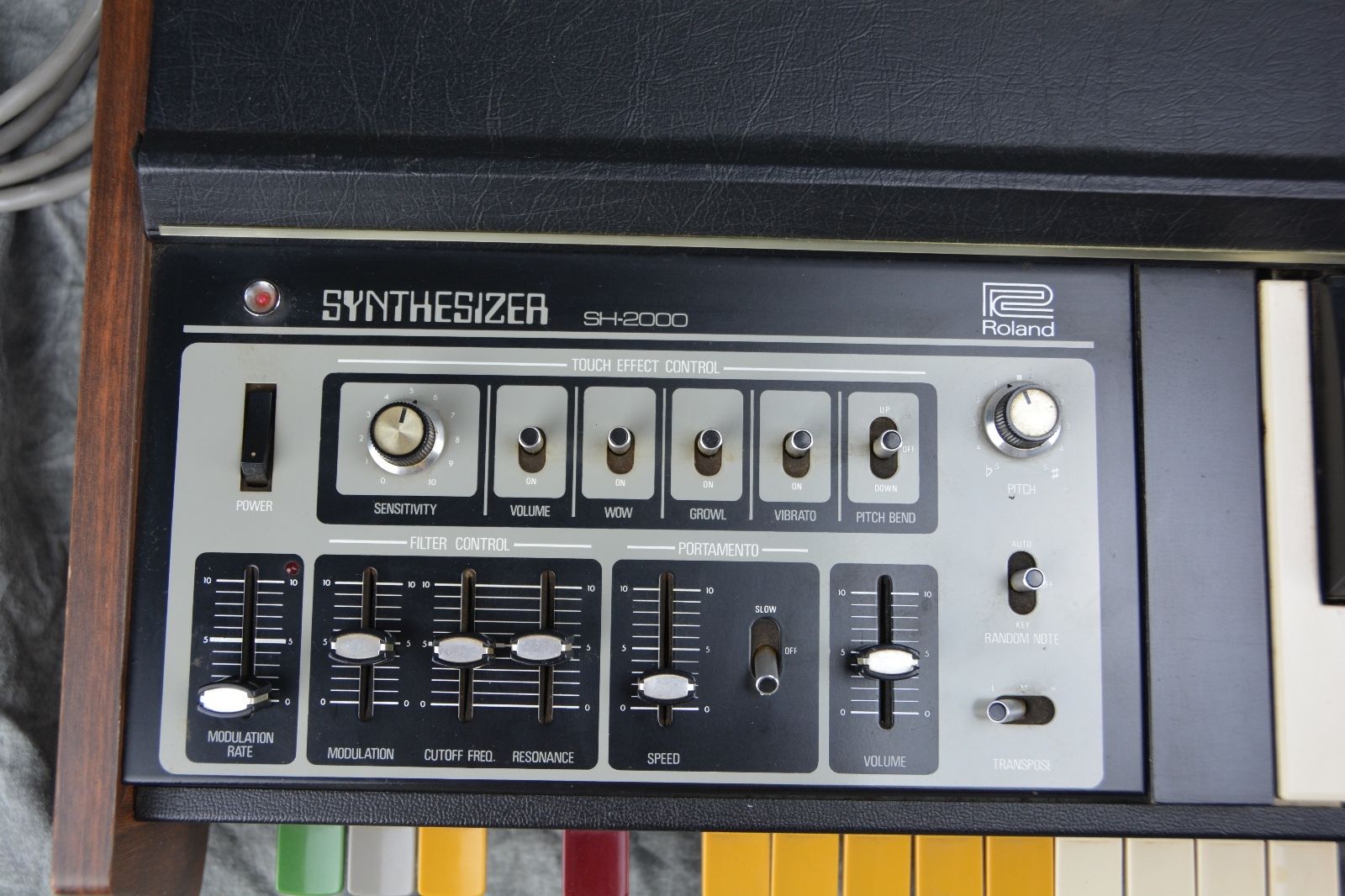 MATRIXSYNTH: Roland SH-2000 Vintage Analog Synthesizer SN 352669