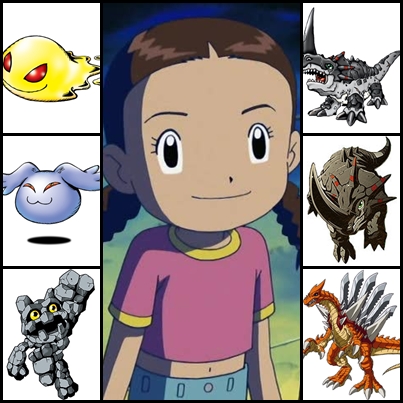 Rosa e Gotsumon (Digimon Adventure 02) ~ MEU×DIGIMON