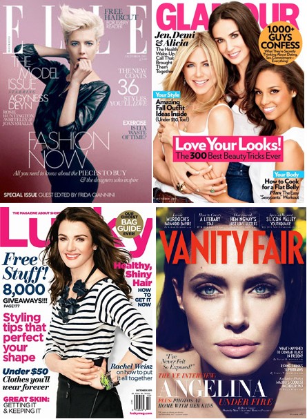 mode style: First Look: October 2011 Magazine Covers