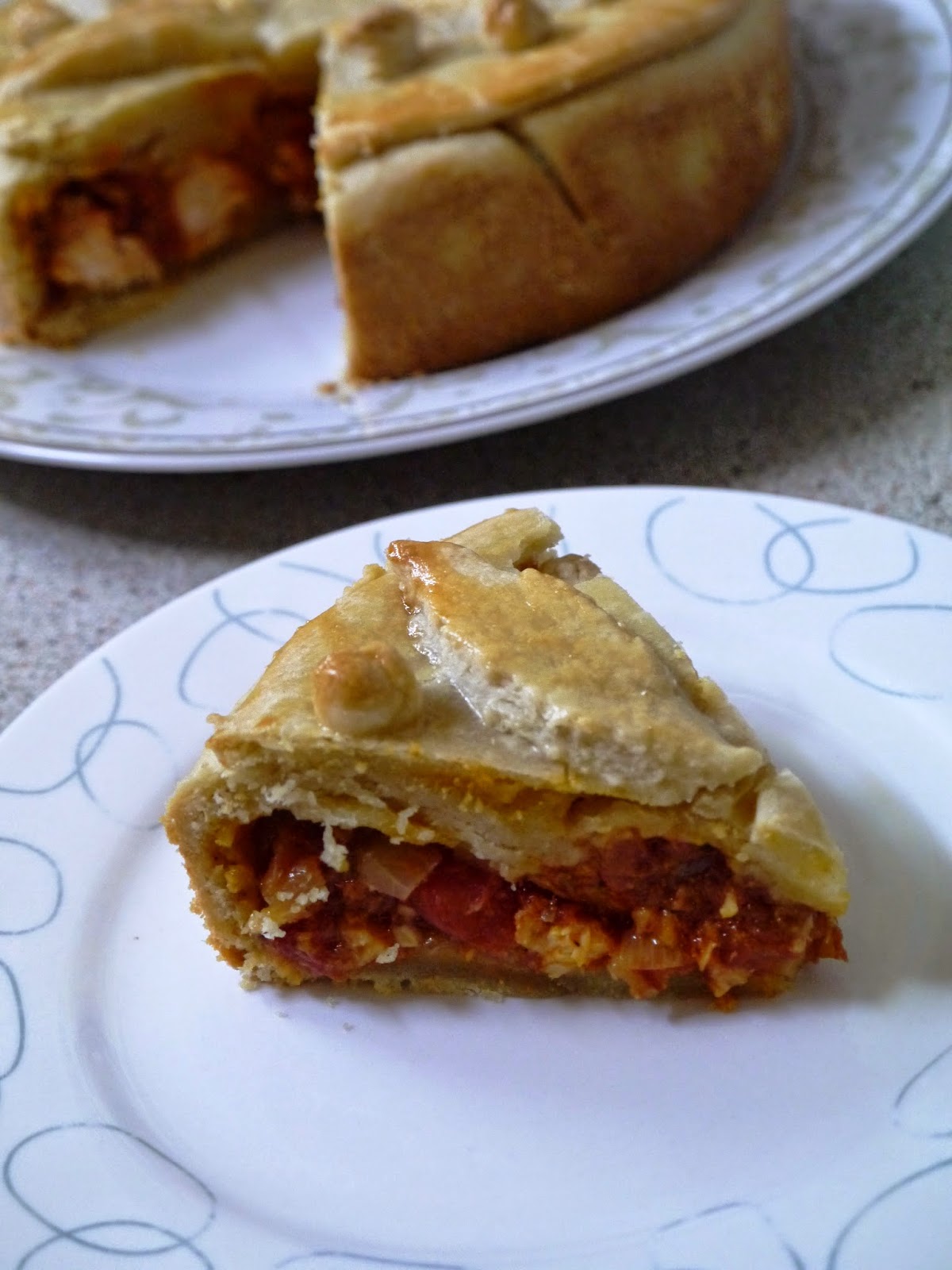 This Muslim Girl Bakes: Hot Water Crust Chicken Pie