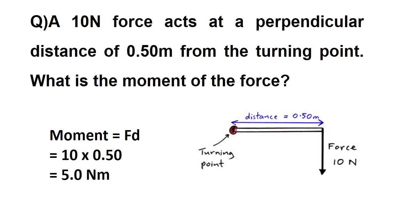 Grade11: SEMESTER 1 CHAPTER 4 MOMENT OF FORCE