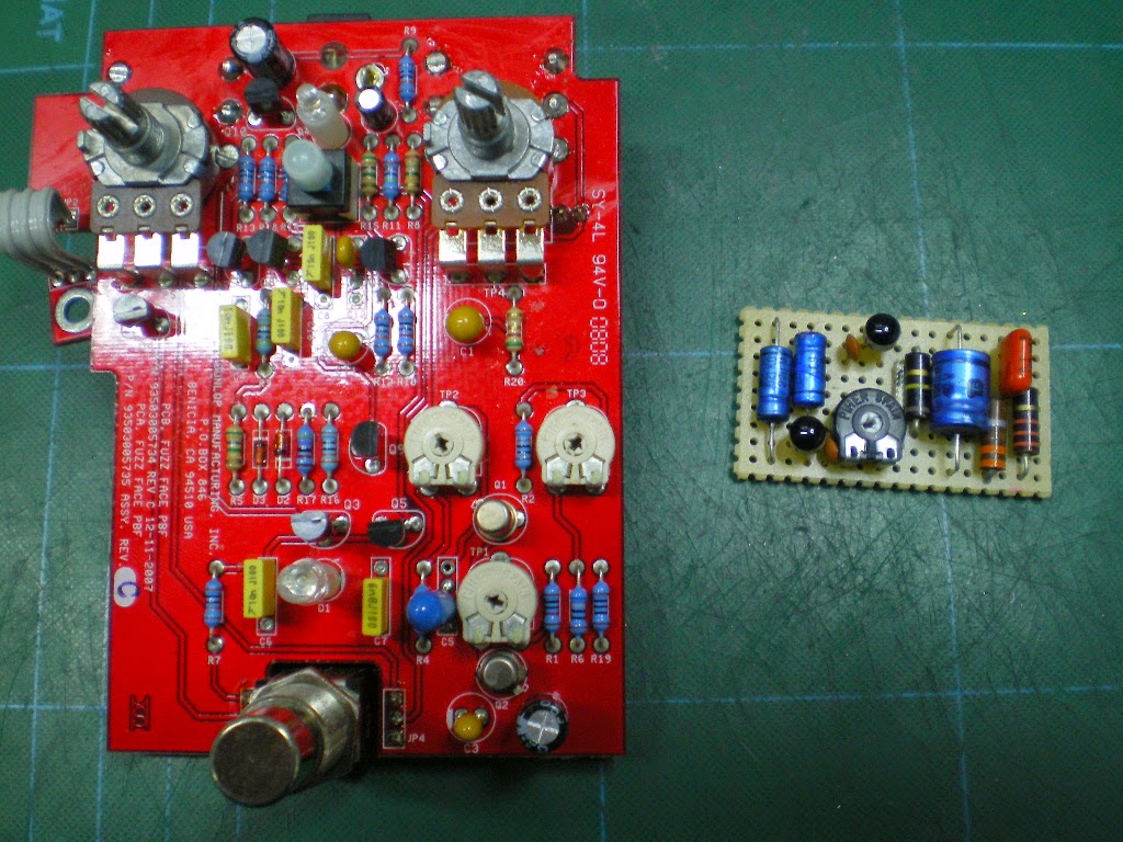 Giovanetti HandWired Blog: MXR Classic 108 Fuzz @ original Silicon Fuzz ...