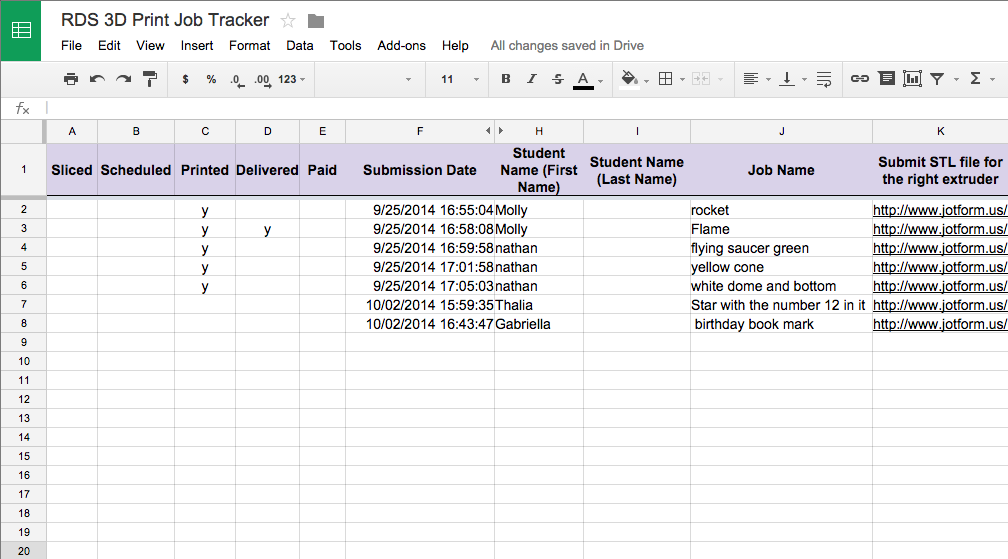 Tinker Teacher: Operating 3D Printers As Small Factories