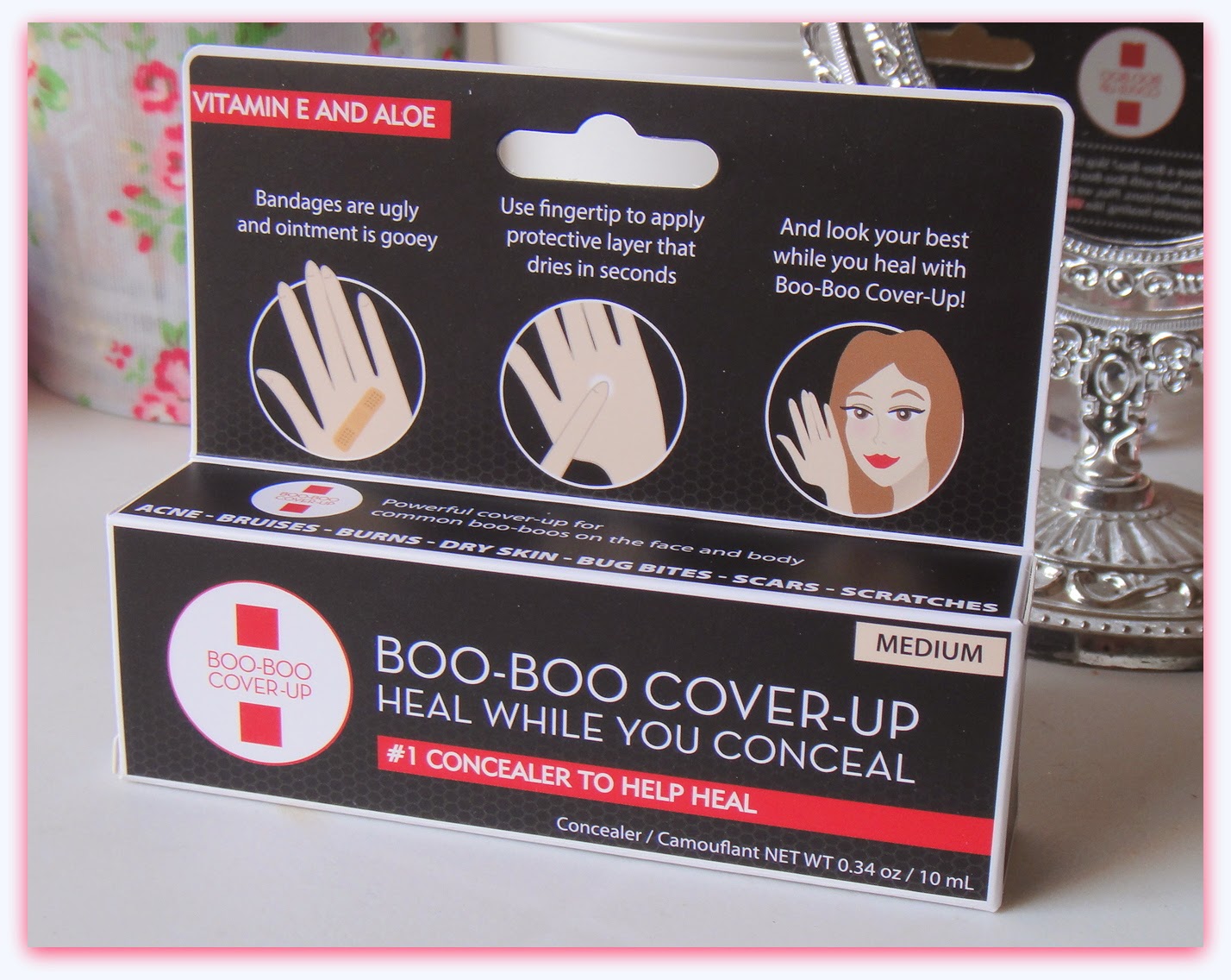 Heal and Conceal?? Yes, with Boo-Boo Cover Up!!! - Must Be...Pink!