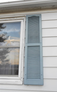 This, That and a Little More: DIY: How We Repainted Our Old House Shutters