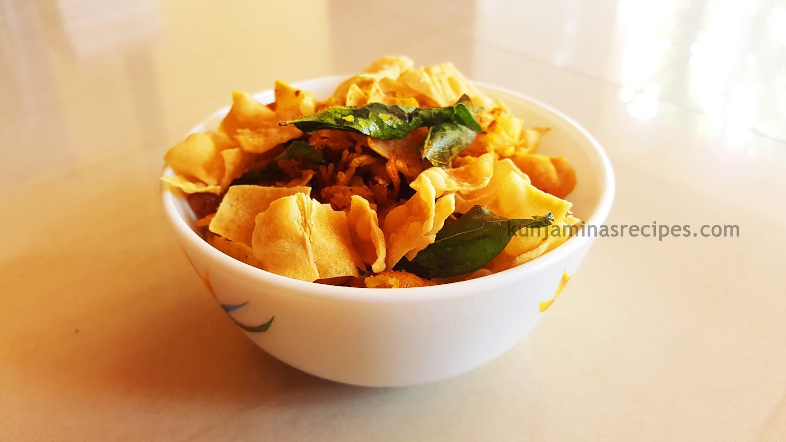 Pappadam Upperi | Tatsy Pappad Fries with coconut recipe | Kunjaminas ...