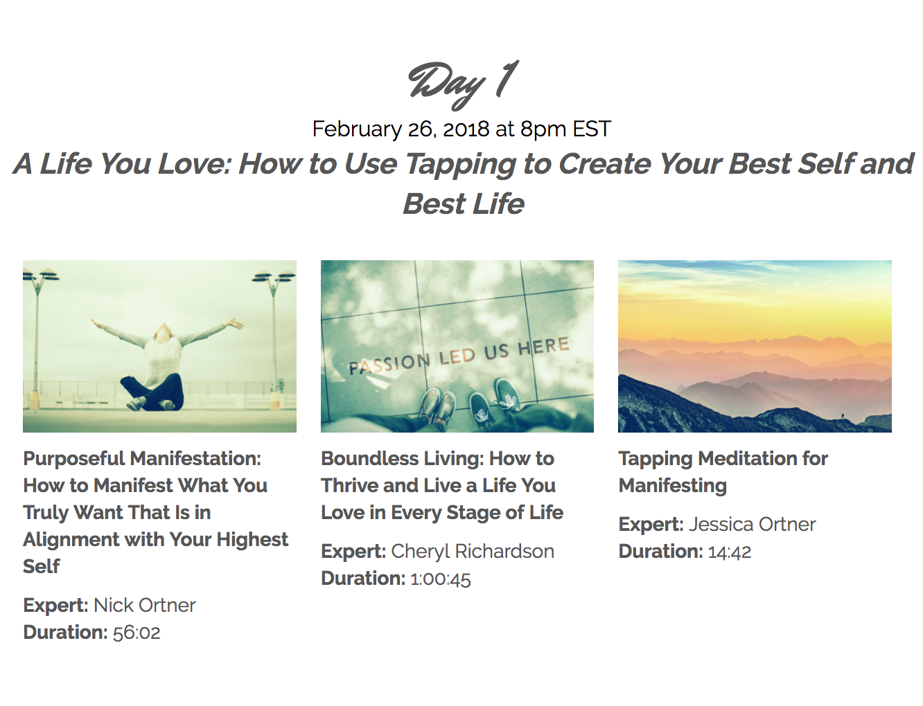 MessiahMews Blogs: [10th Annual Tapping World Summit:] Day 1 (A Life ...