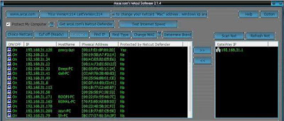 Netcut "Software pemutus koneksi LAN dan Wifi" orang lain - Satria.com@biz