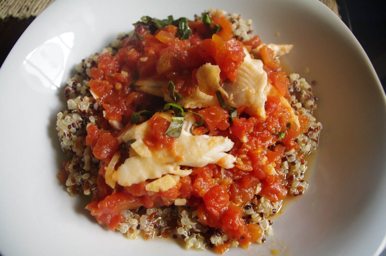 Apron Adventures: Simple Tomato Poached Fish
