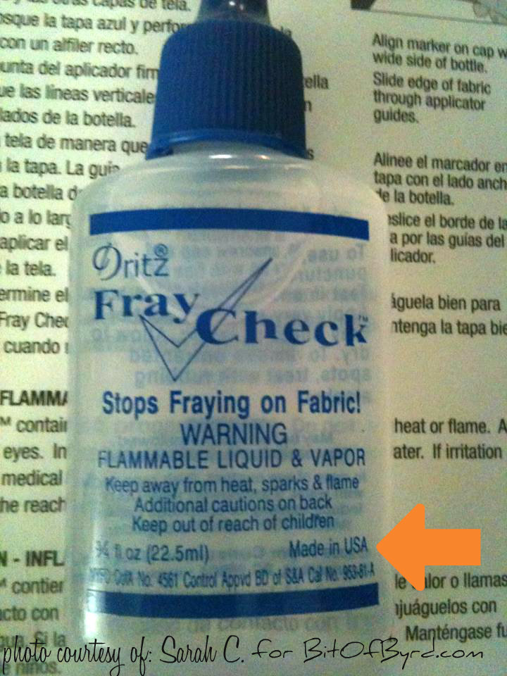 Mondays Made in USA | Fray check