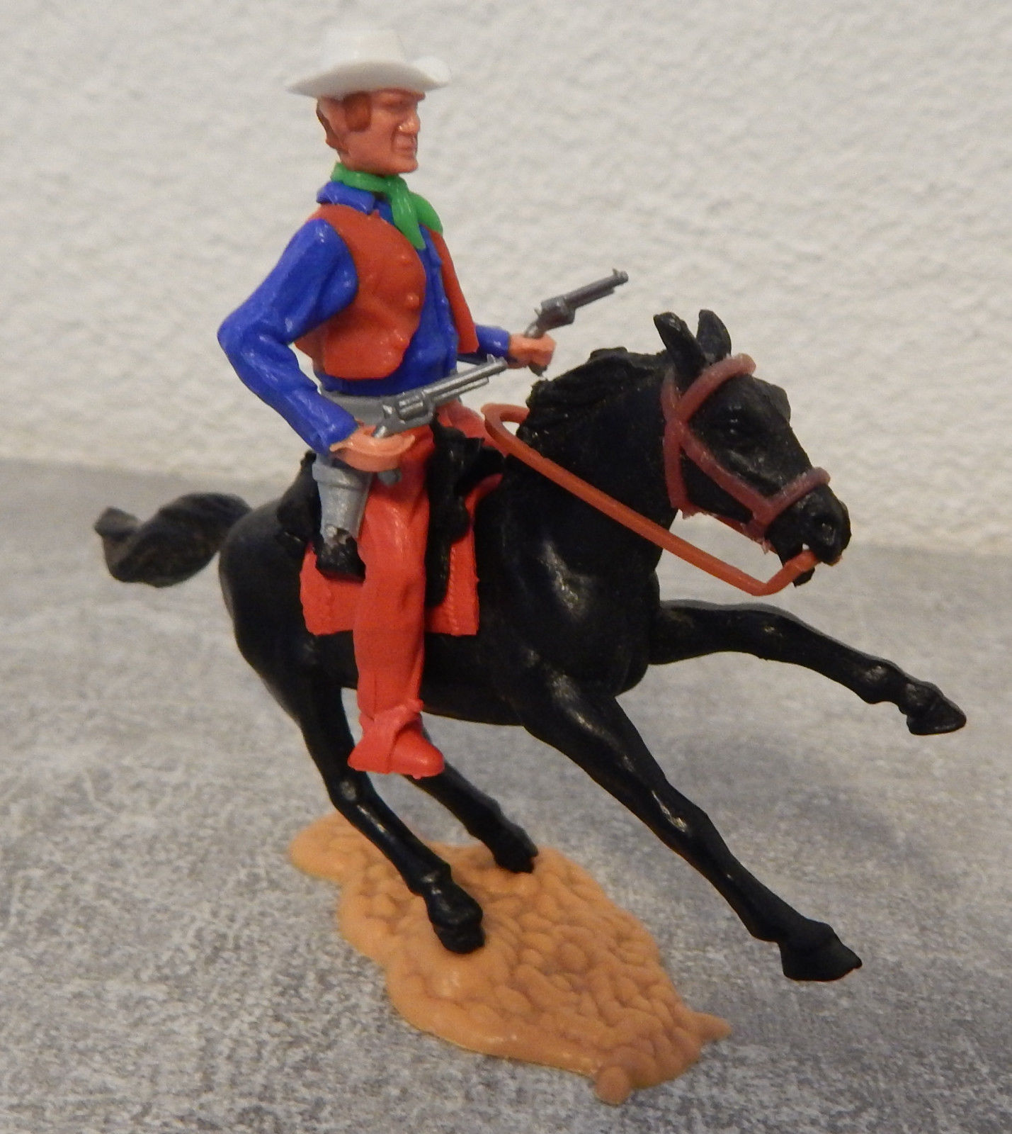 TOY SOLDIERS & VINTAGE GAMES: Timpo - Cowboy-Reiter