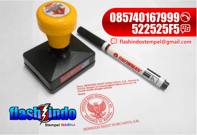 Cara produksi stempel logo BUMN warna