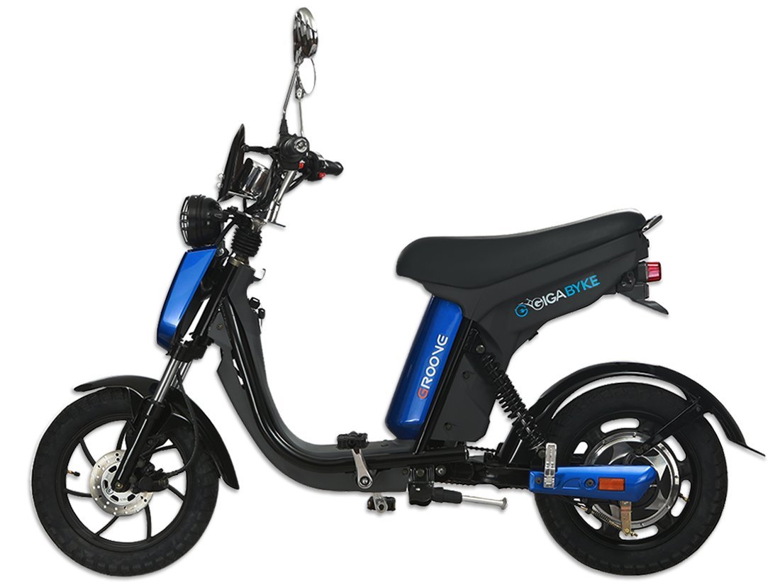 GROOVE 48V 750W Eco-Friendly Electric Moped Scooter E-Bike by GigaByke ~ Electric Bicycle