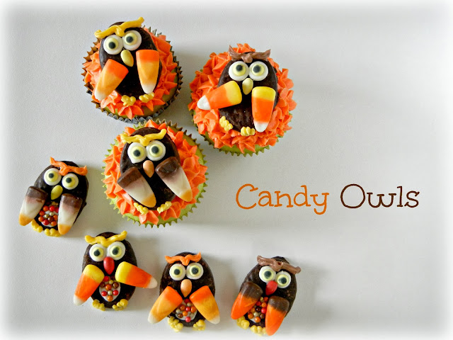 Sugar Swings! Serve Some: Simple Candy Owls
