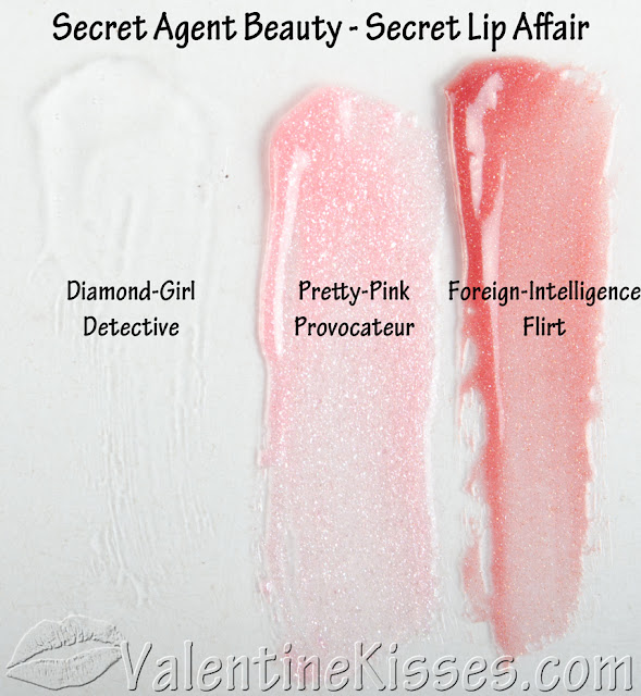 Valentine Kisses: Secret Agent Beauty Secret Lip Affair, 3 shades ...