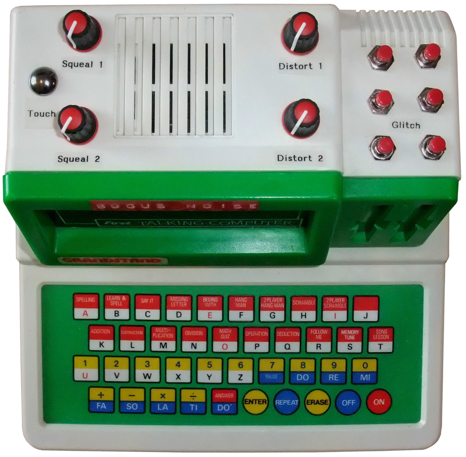 MATRIXSYNTH: Circuit Bent Grandstand IQ Builders First Talking Computer