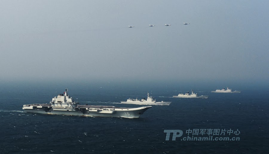 Chinese LiaoNing Aircraft Carrier Battle Group (CVBG) | Chinese ...