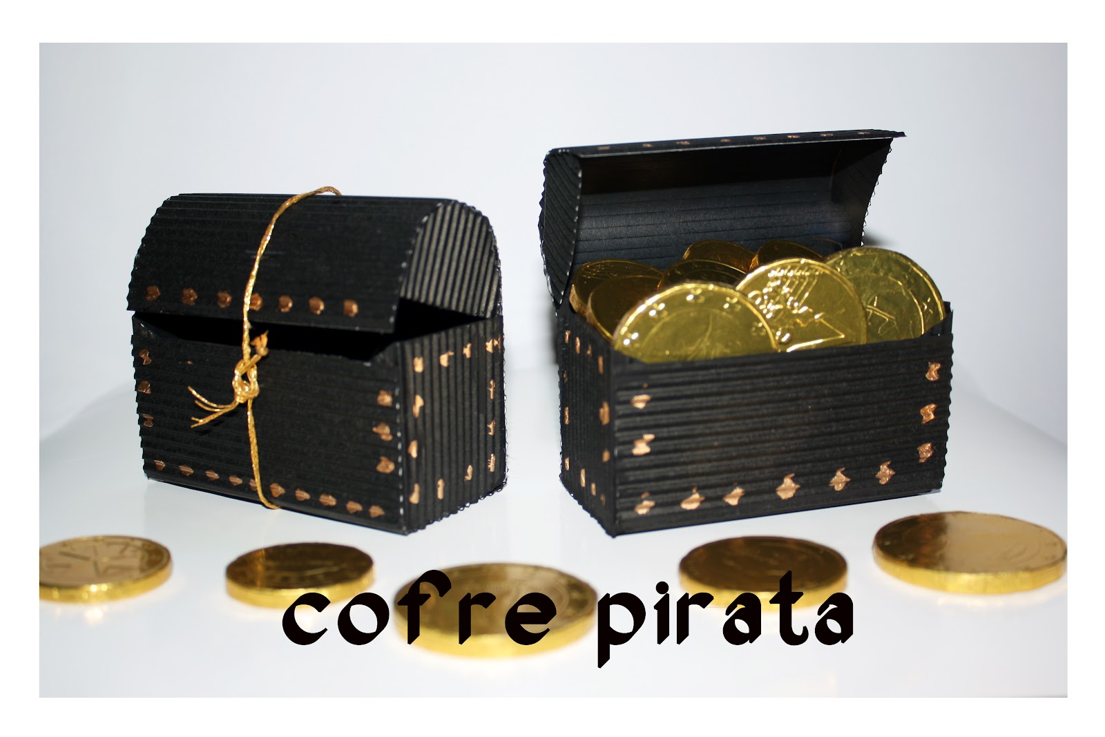 Cofres de piratas de cartón - Imagui