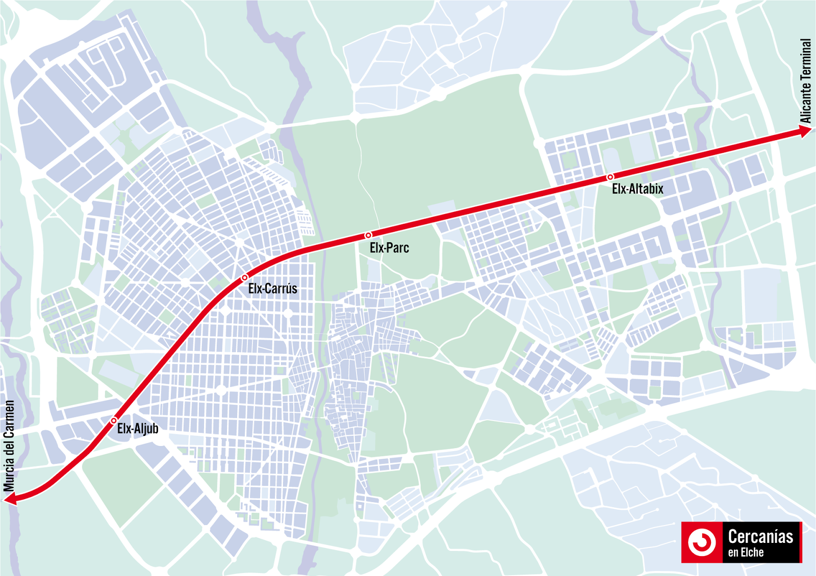 MOU-T'Elx: Propuesta - Cercanías Renfe