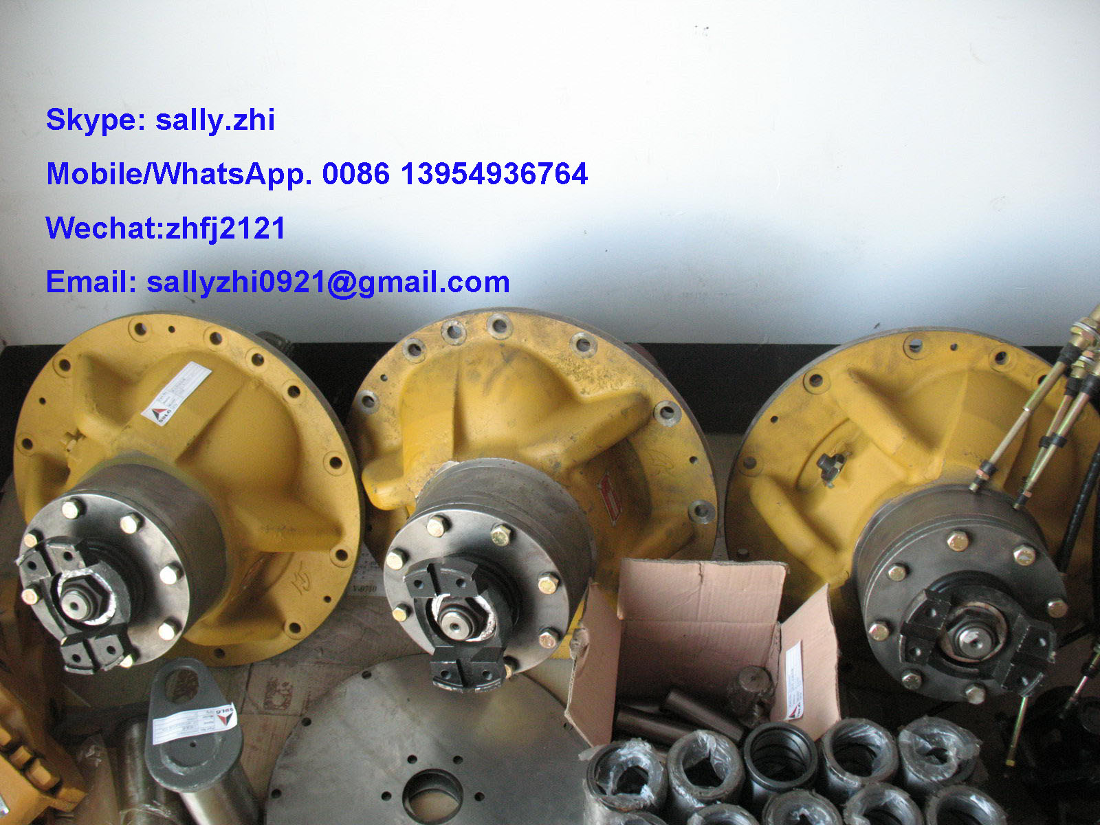 sdlg loader spare parts : original SDLG front axle main drive ass'y ...