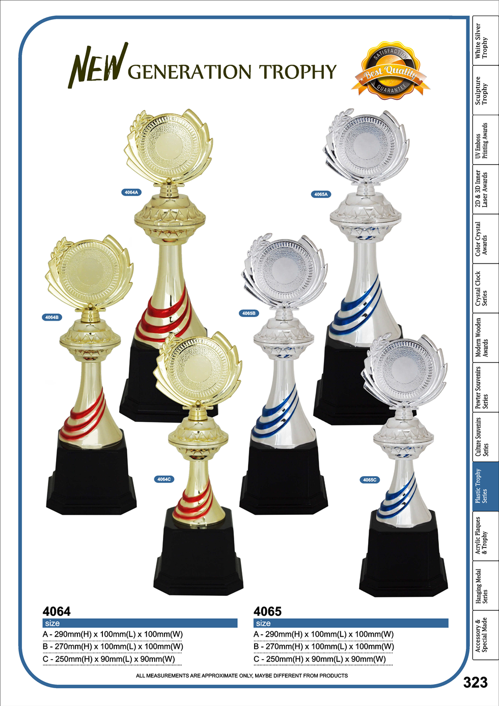 PLASTIC TROPHY | Trophy Supplier | Trophy Malaysia | Plaque Malaysia ...