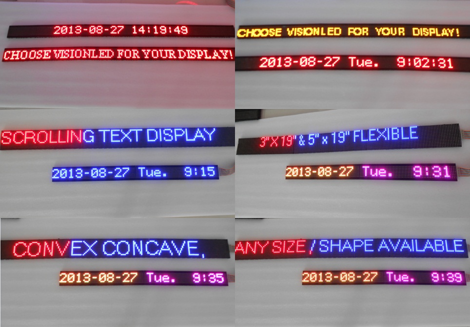 PetroLed: Super Nice New Slim Flexible Signs, Flexible Led Display Hand ...