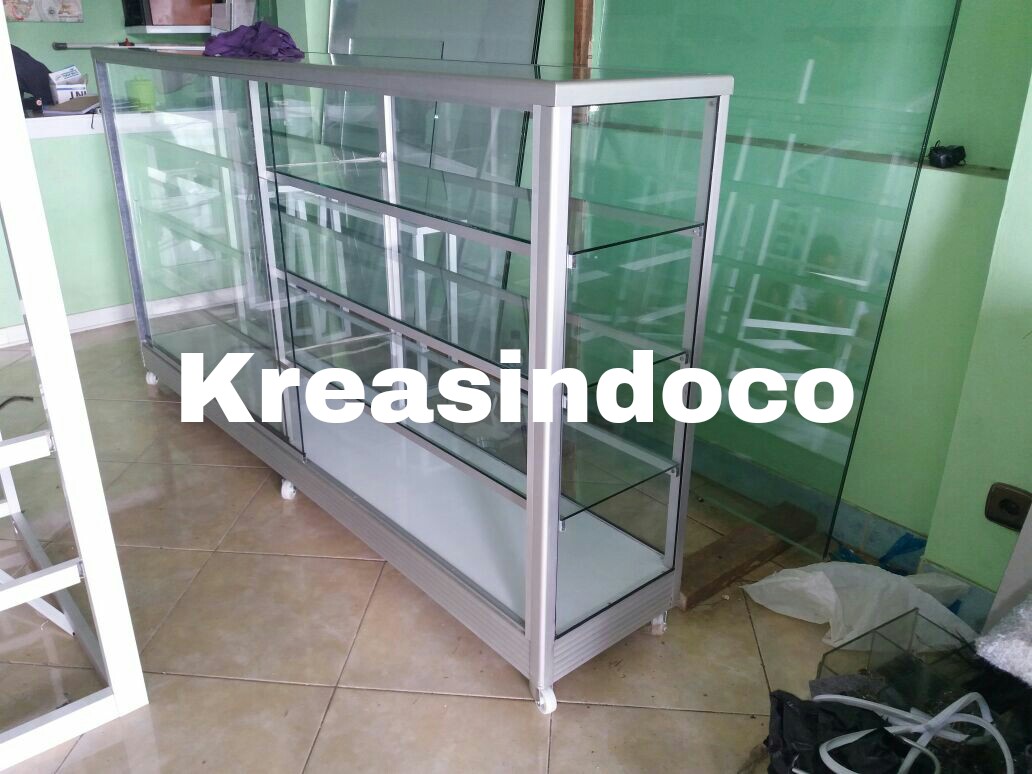 25+ Inspirasi Lemari Rak Buku Aluminium