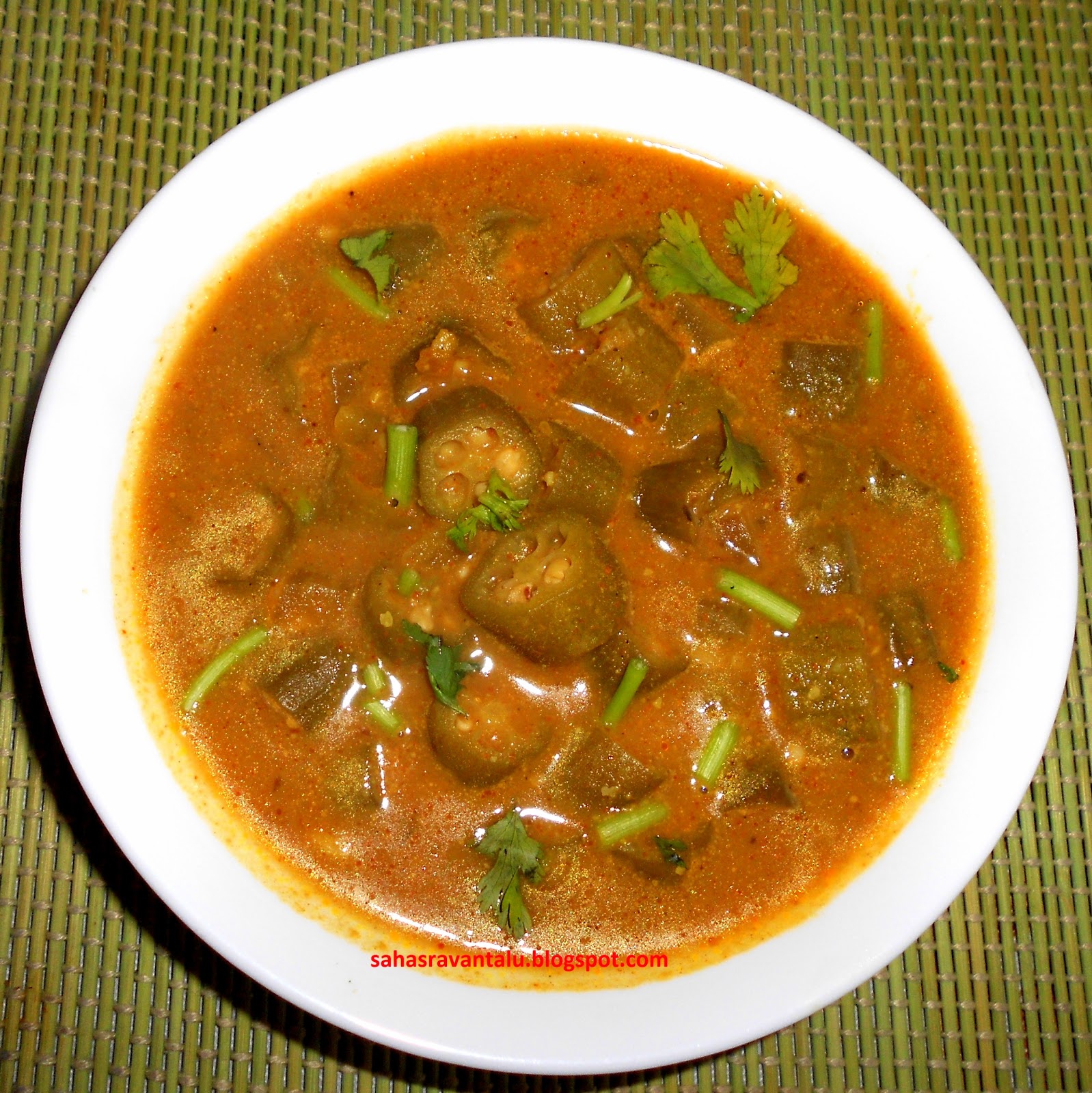 Sahasra Recipes: Bendakaya Dappalam