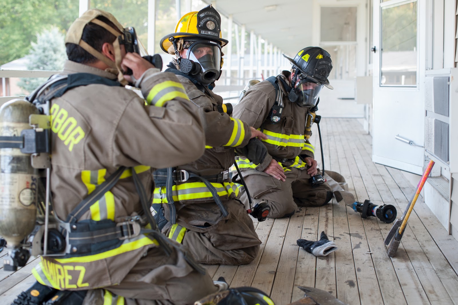 Courtney Sacco Photography: Ann Arbor Firefighter Training