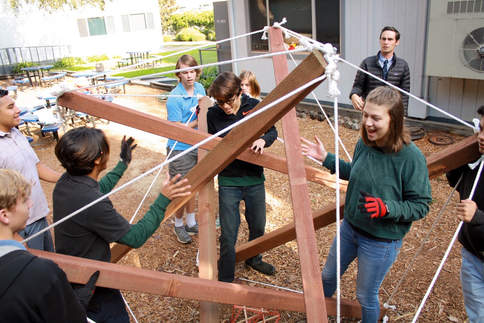 Tension + Integrity = Tensegrity - Providence School