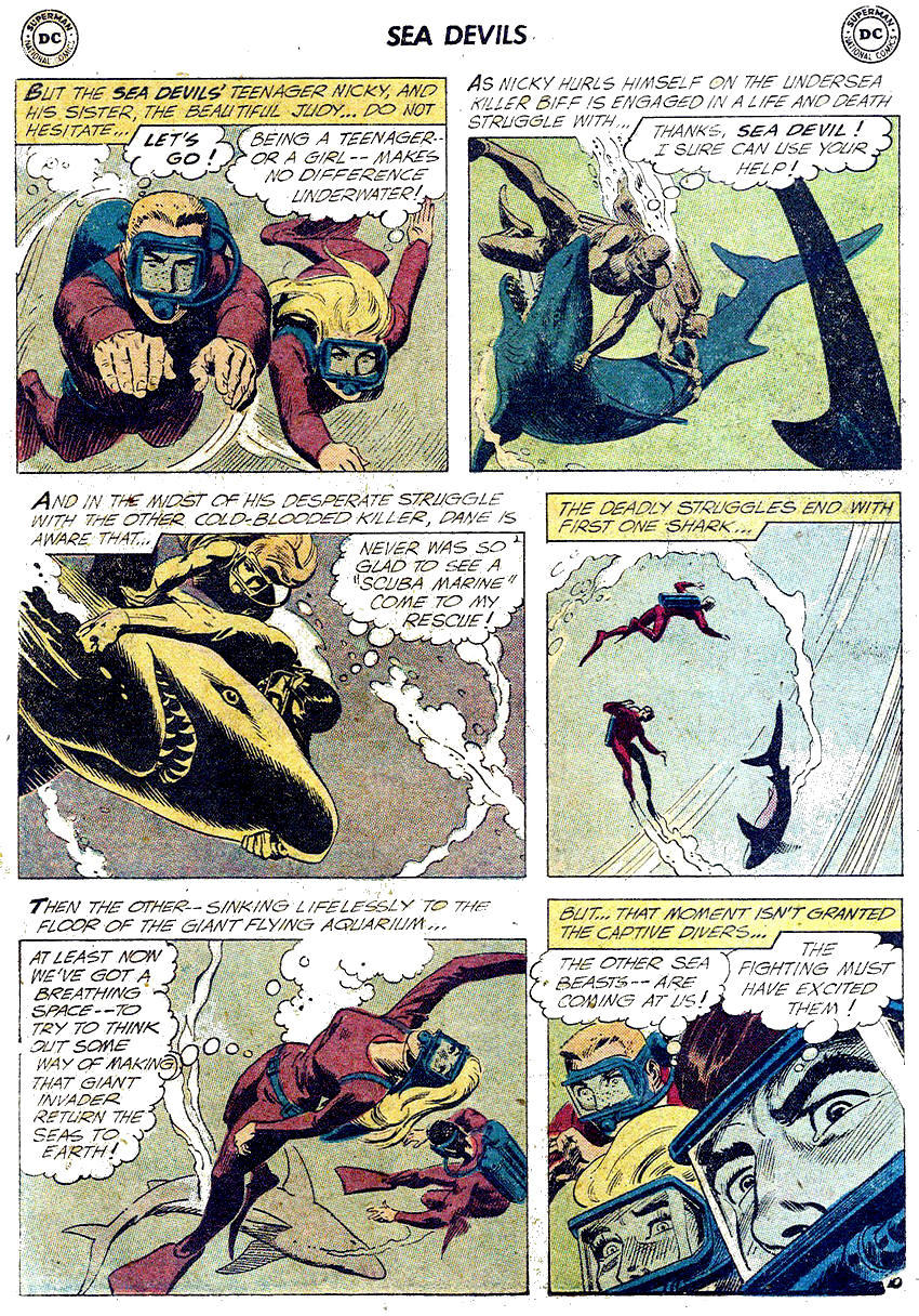 Pappy's Golden Age Comics Blogzine: Number 1648: Sea Devils, alien ...