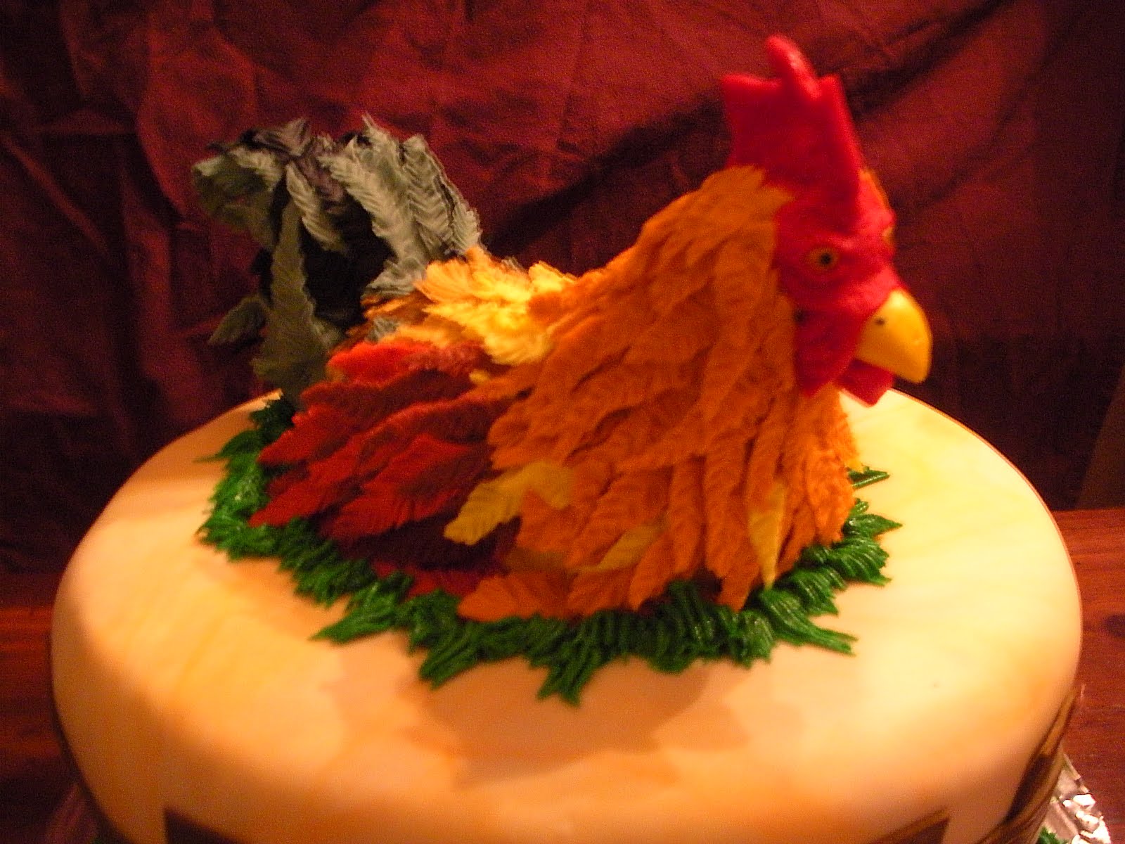 Beachy Cakes: Rooster Cake