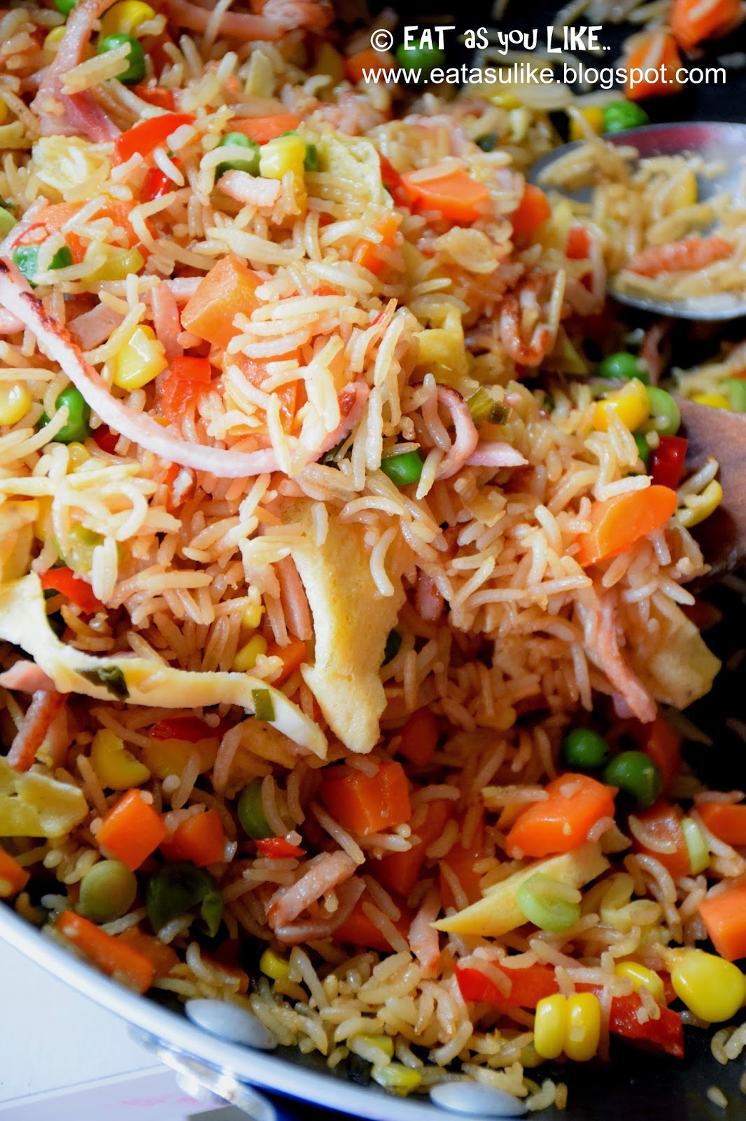 Eat as you Like: SCRAMBLED EGG FRIED RICE