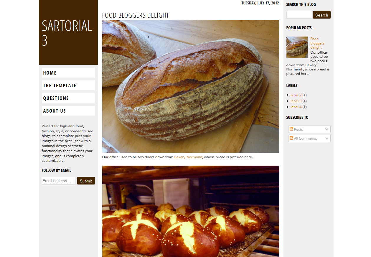 3 Column Blogger Templates