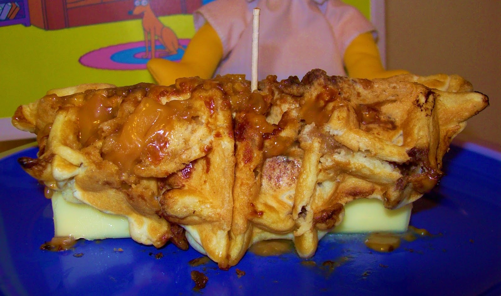 Faberge Egg Salad: Homer's Patented Space-Age Out Of This World Moon Waffle