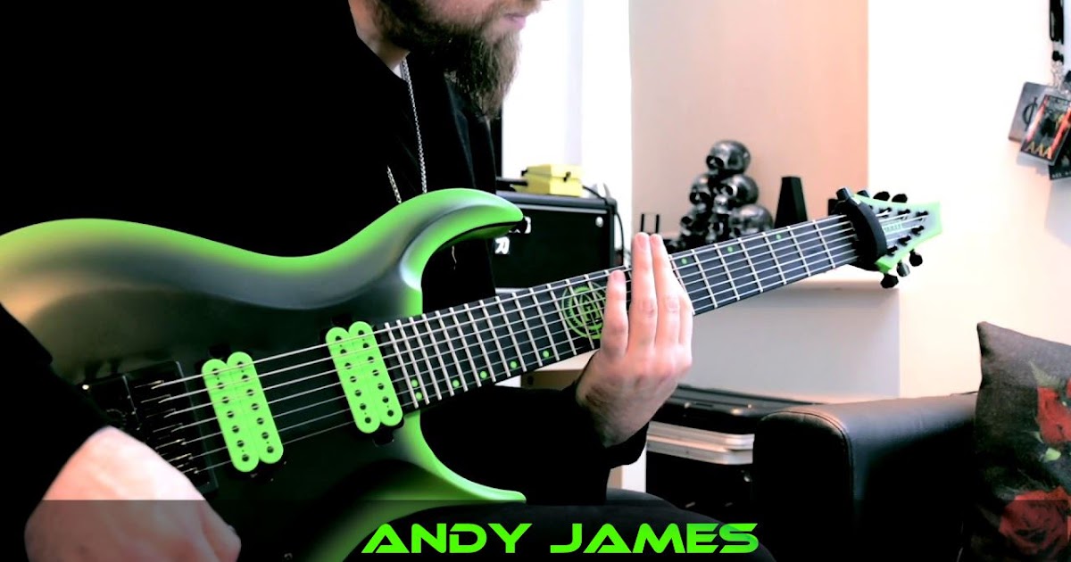 Andy James: Hardrive - AJ Kiesel signature guitar for NAMM
