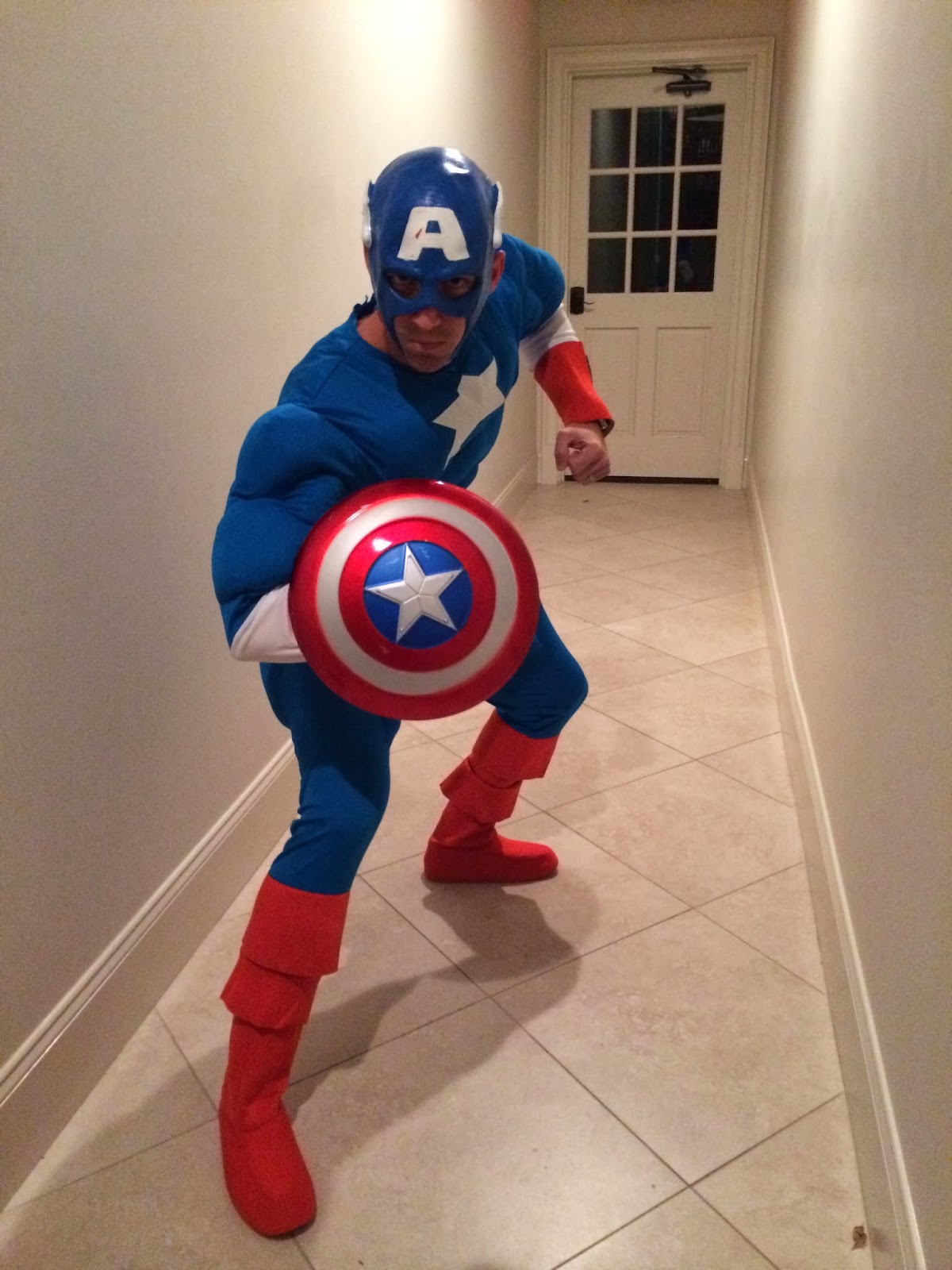 love, the porters: mr & mrs captain america!