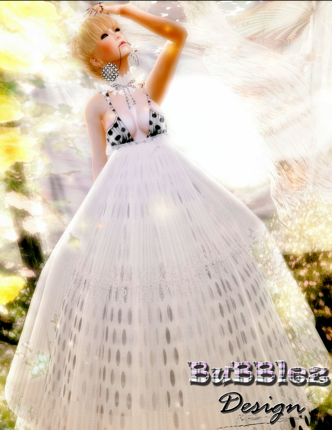 Bubblez Style: Bubblez Design ~ Rainie Dot Gown