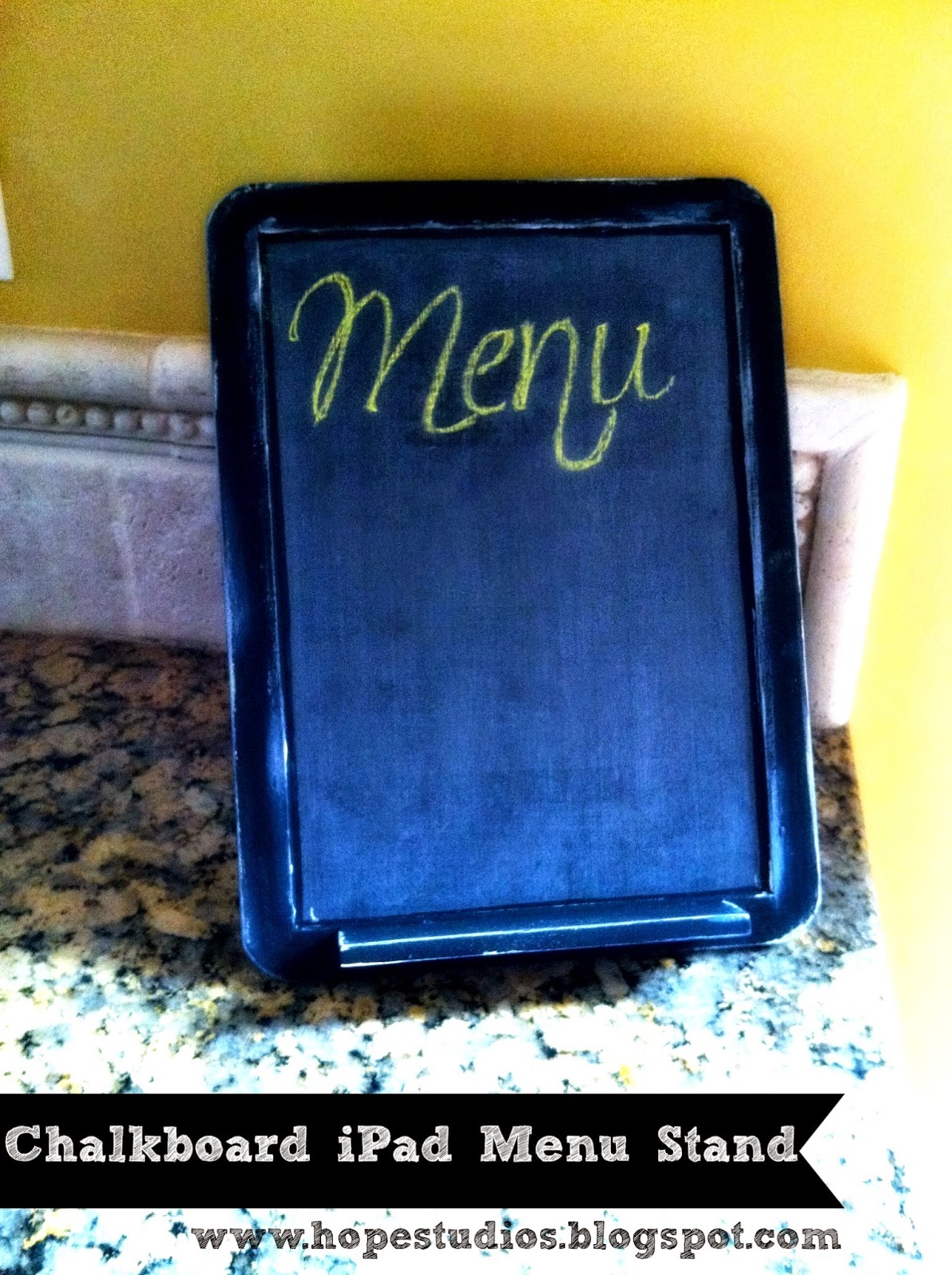 Beach Bear Villa, HHI: $5 Kitchen iPad Stand - 2 Ways!