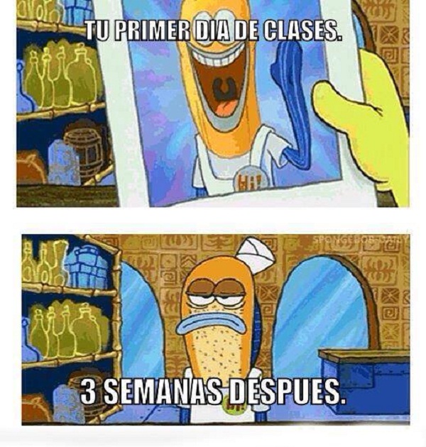 Nuevos Memes: Tu primer día de clases
