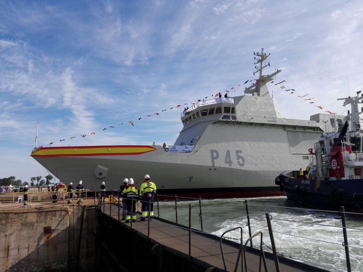 Navantia celebra la botadura del BAM P-45 'Audaz' - LQT Defensa