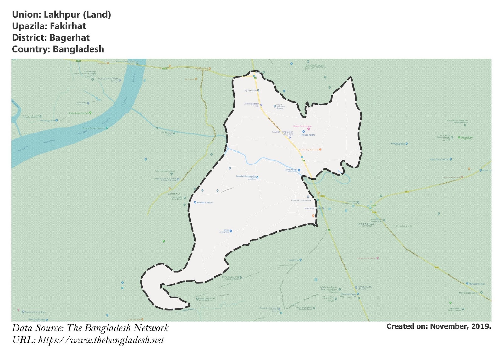 Lakhpur Union, Bagerhat