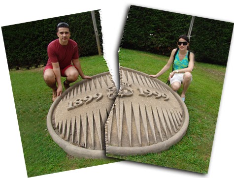 Diário do Calimero: Photoshop: Montagem com duas fotografias e Foto rasgada