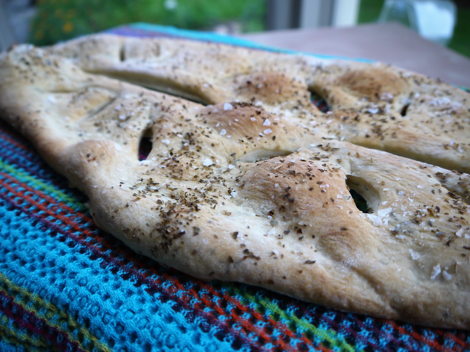 Clockwatching Tart: Fougasse - Herbed Bread